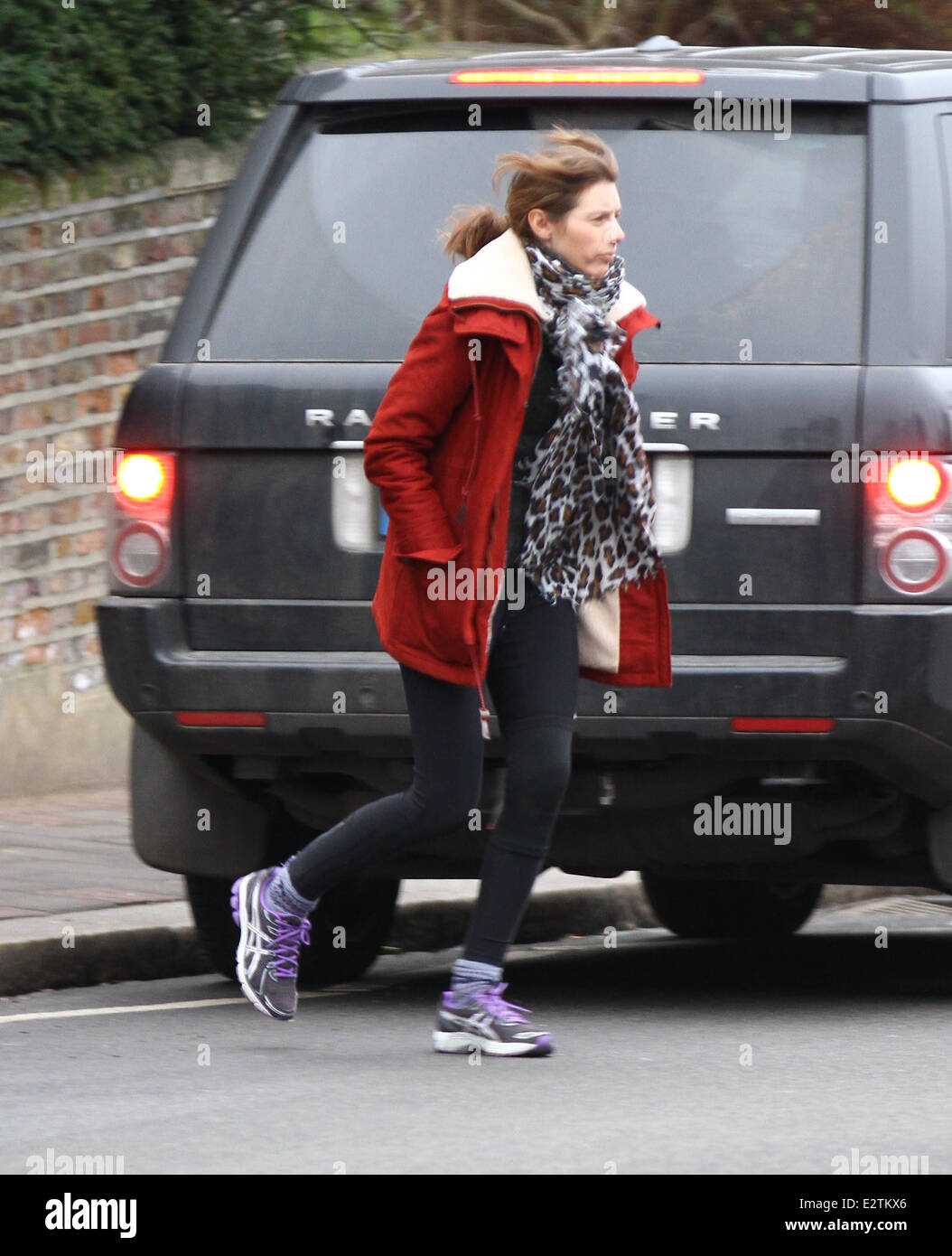 Jools Oliver seen out and about in North London Featuring: Jools Oliver ...