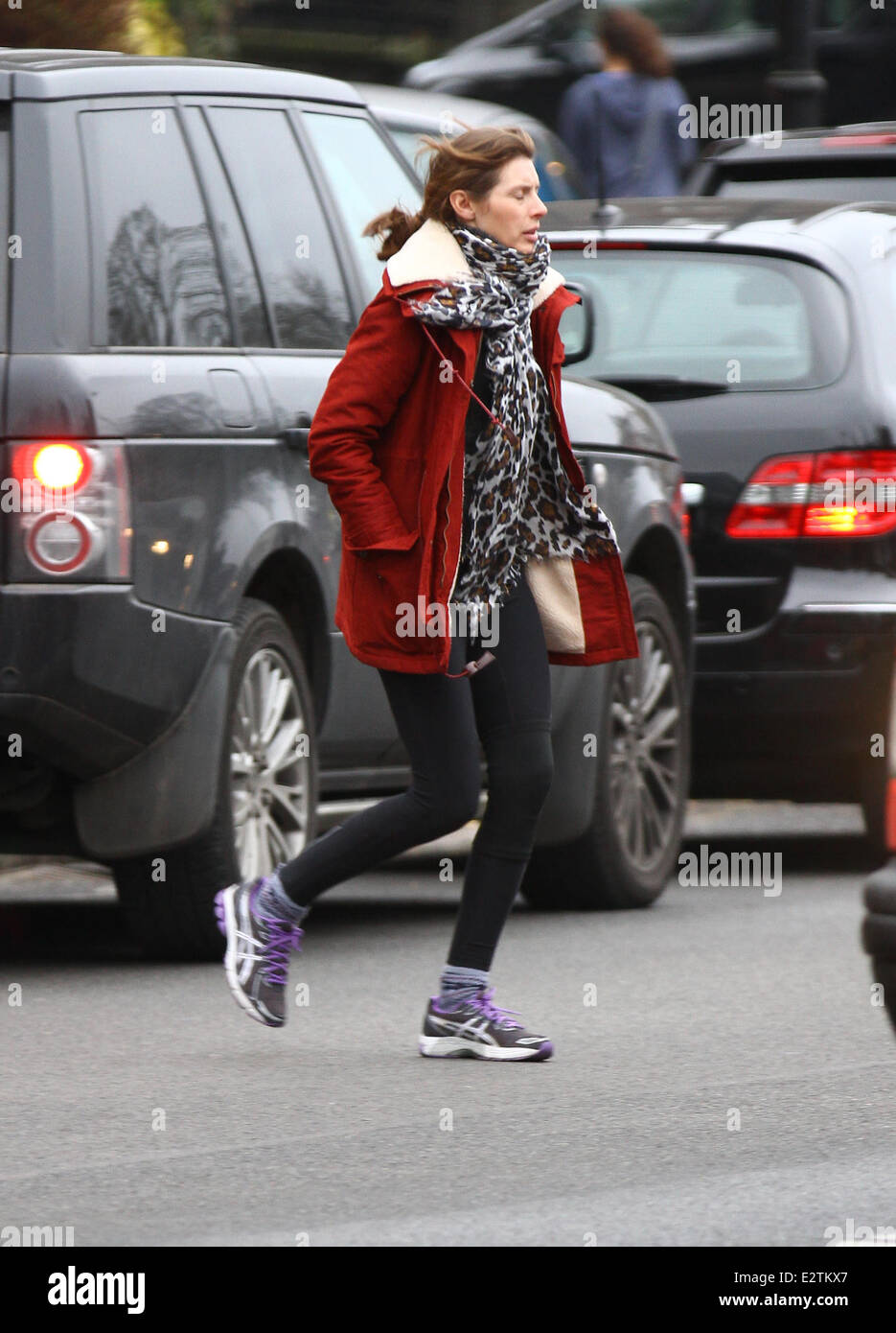 Jools Oliver seen out and about in North London Featuring: Jools Oliver ...