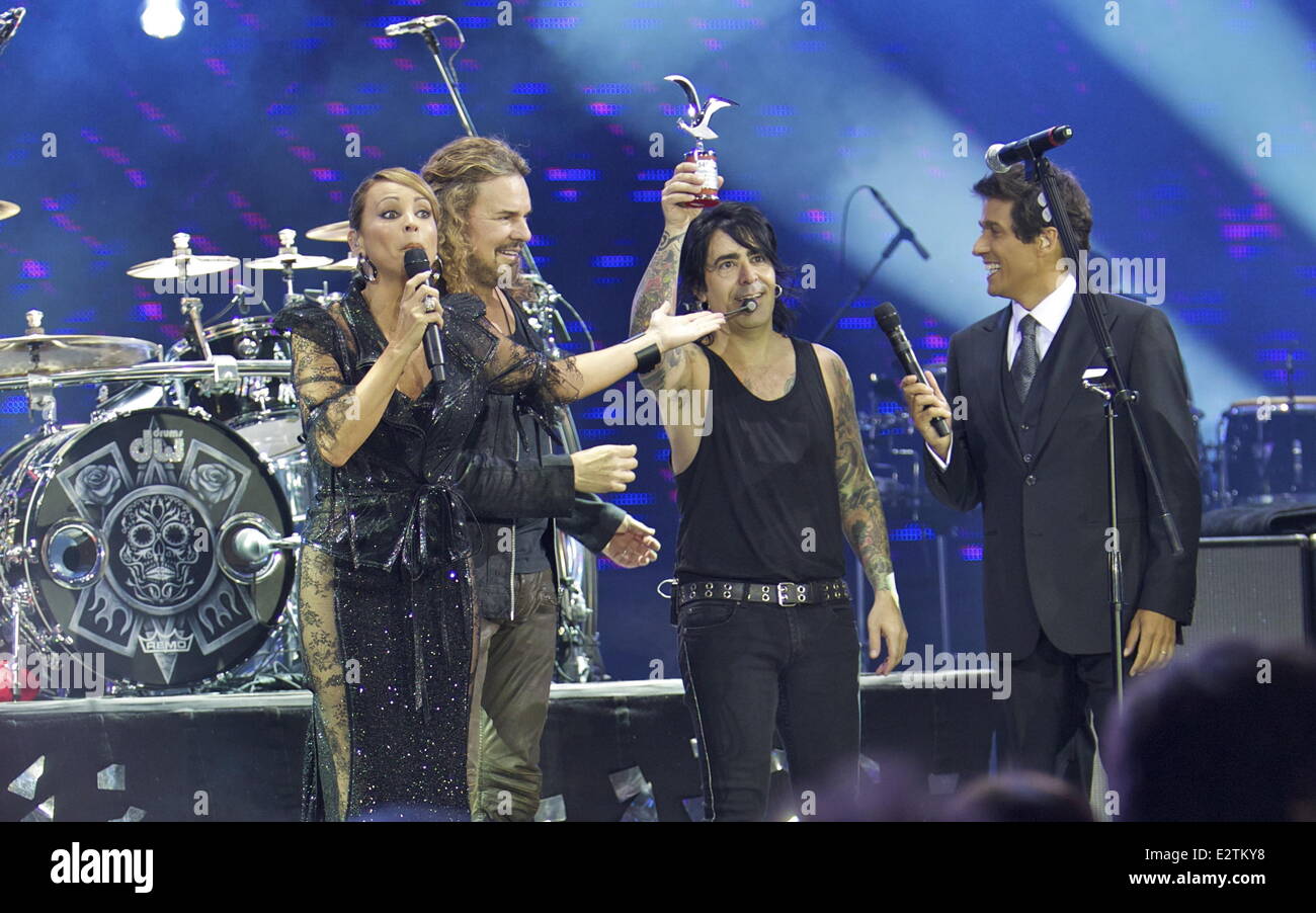 Mexican Rock band Mana performs at the 54th annual International Music ...