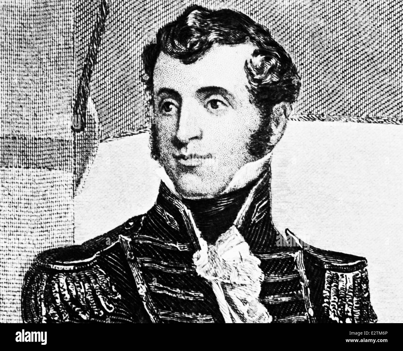 Vintage portrait of Stephen Decatur Jr Stock Photo - Alamy