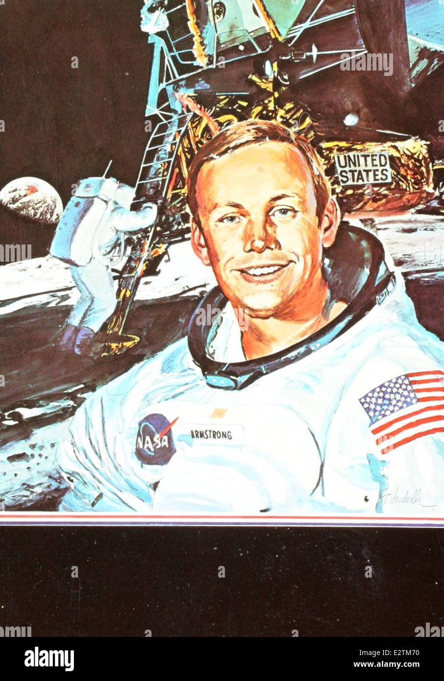 Neil A. Armstrong, the first person to walk on the Moon during NASA’s ...