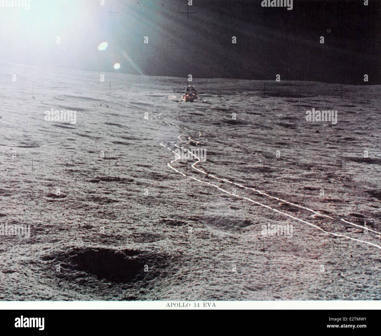 Apollo 14 EVA Stock Photo - Alamy