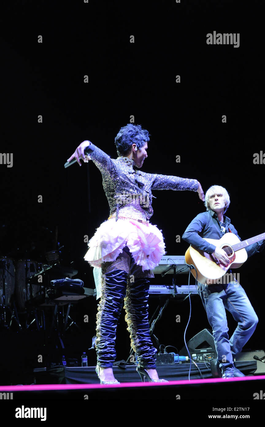 Deniece Pearson performing live in concert, while supporting The ...