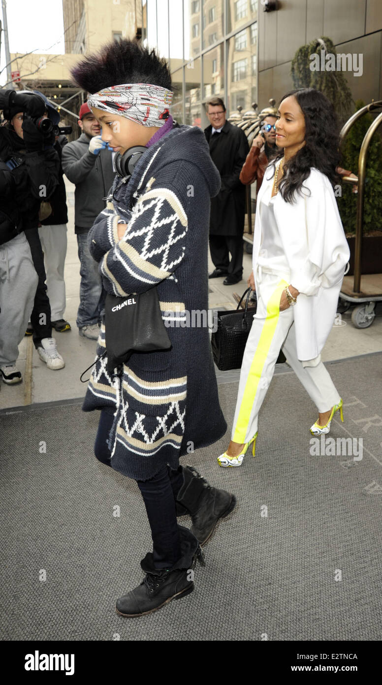 The Smith family is seen out and about all over Manhattan on various ...