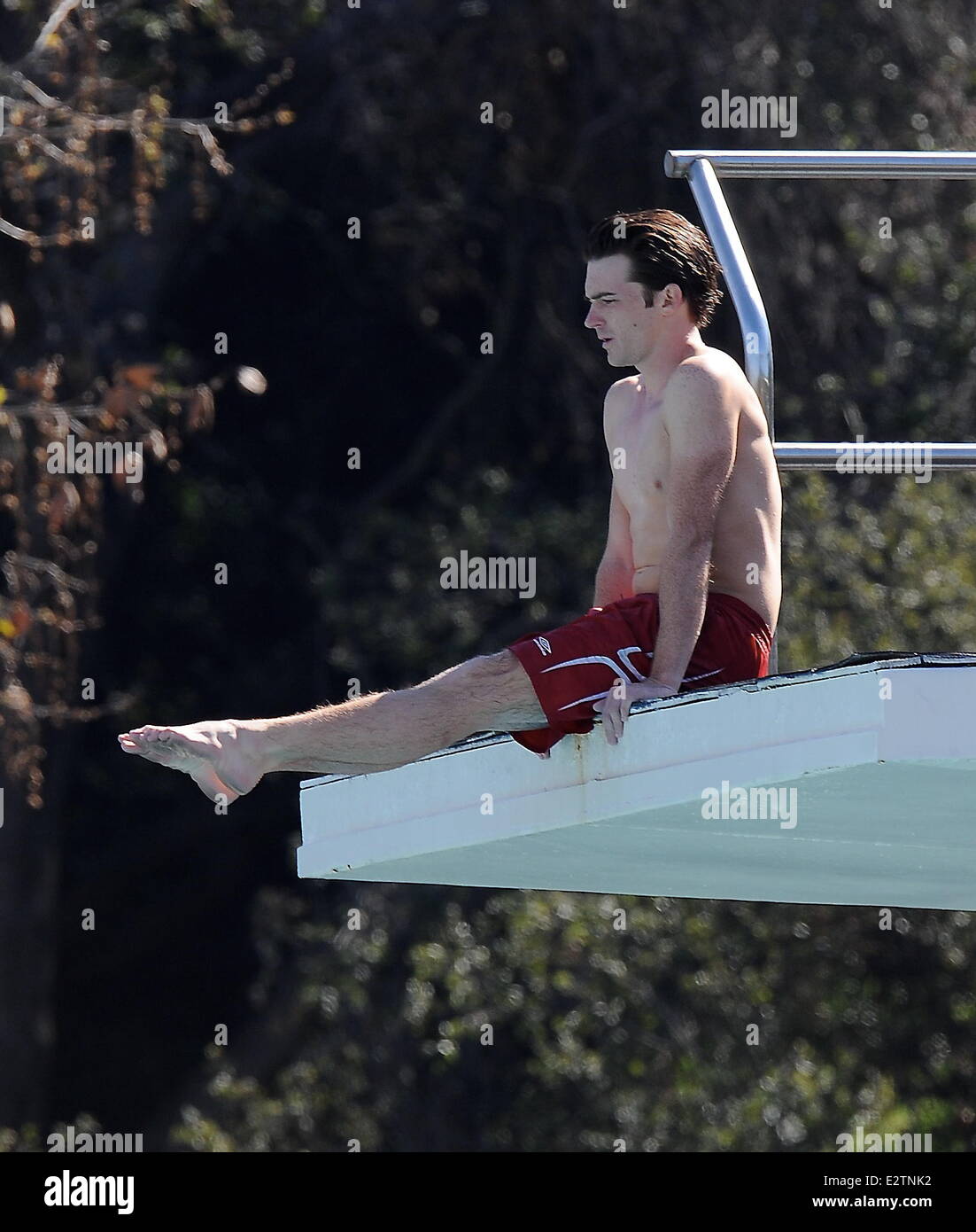 Celebrities practice their dives for the upcoming ABC show 'Splash ...