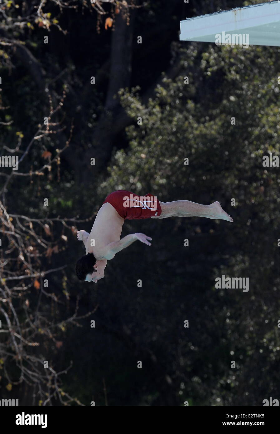 Celebrities practice their dives for the upcoming ABC show 'Splash ...