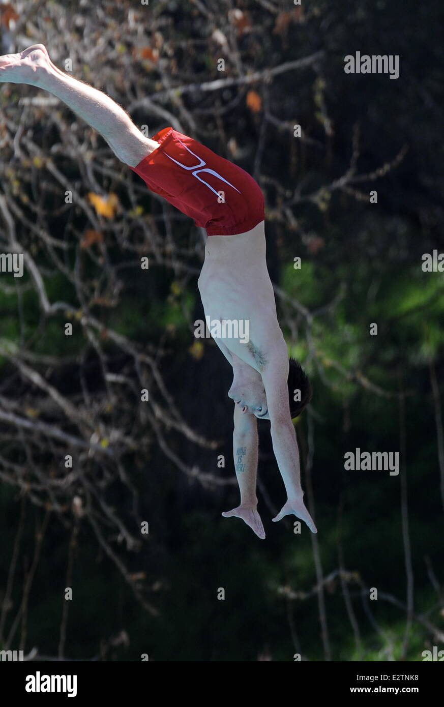 Katherine Webb seen leaving practice Celebrities practice their dives ...