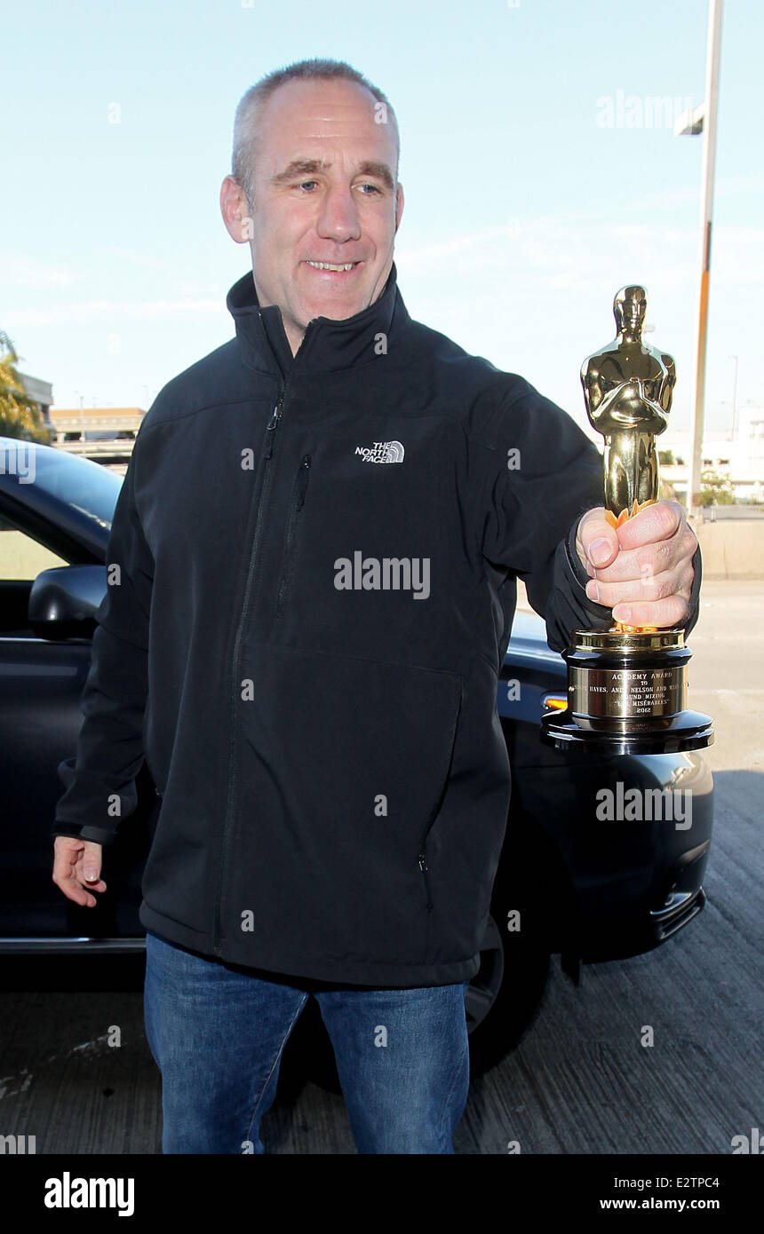 Sound engineer Simon Hayes, winner of the Best Sound Mixing award for ...