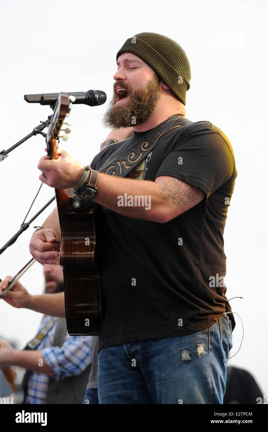 Zac Brown performs during the 55th running of the Daytona 500 at ...