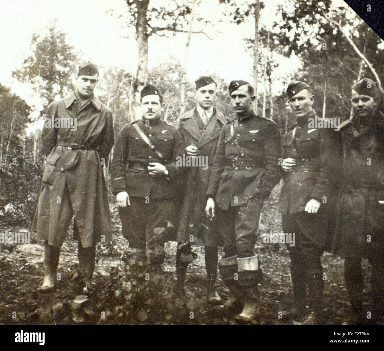 The image captures the 96th Aero Squadron during World War I. The ...