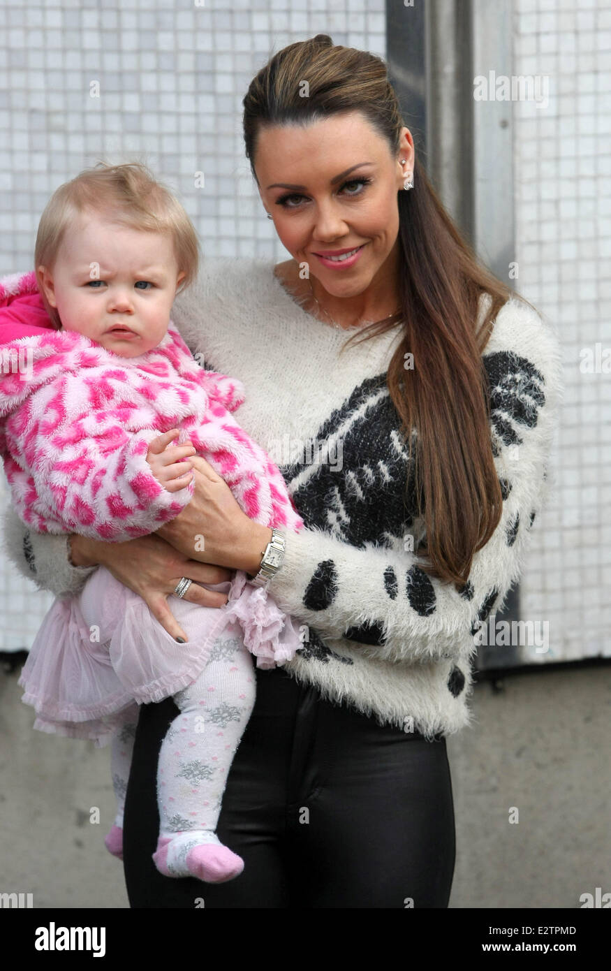 Celebrities at the ITV studios Featuring: Faith Hanley,Michelle Heaton ...
