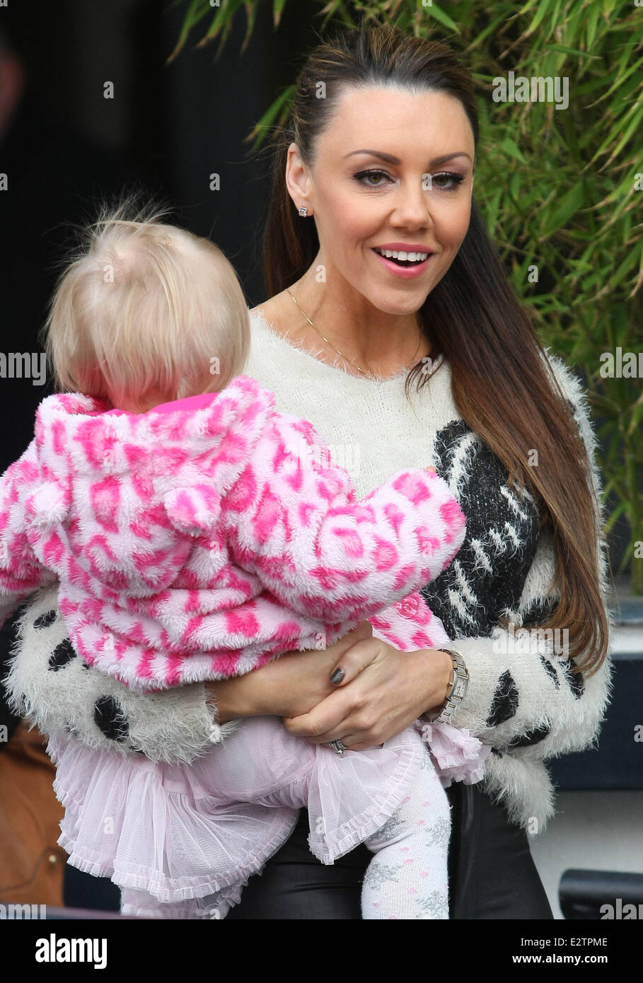Celebrities at the ITV studios Featuring: Faith Hanley,Michelle Heaton ...