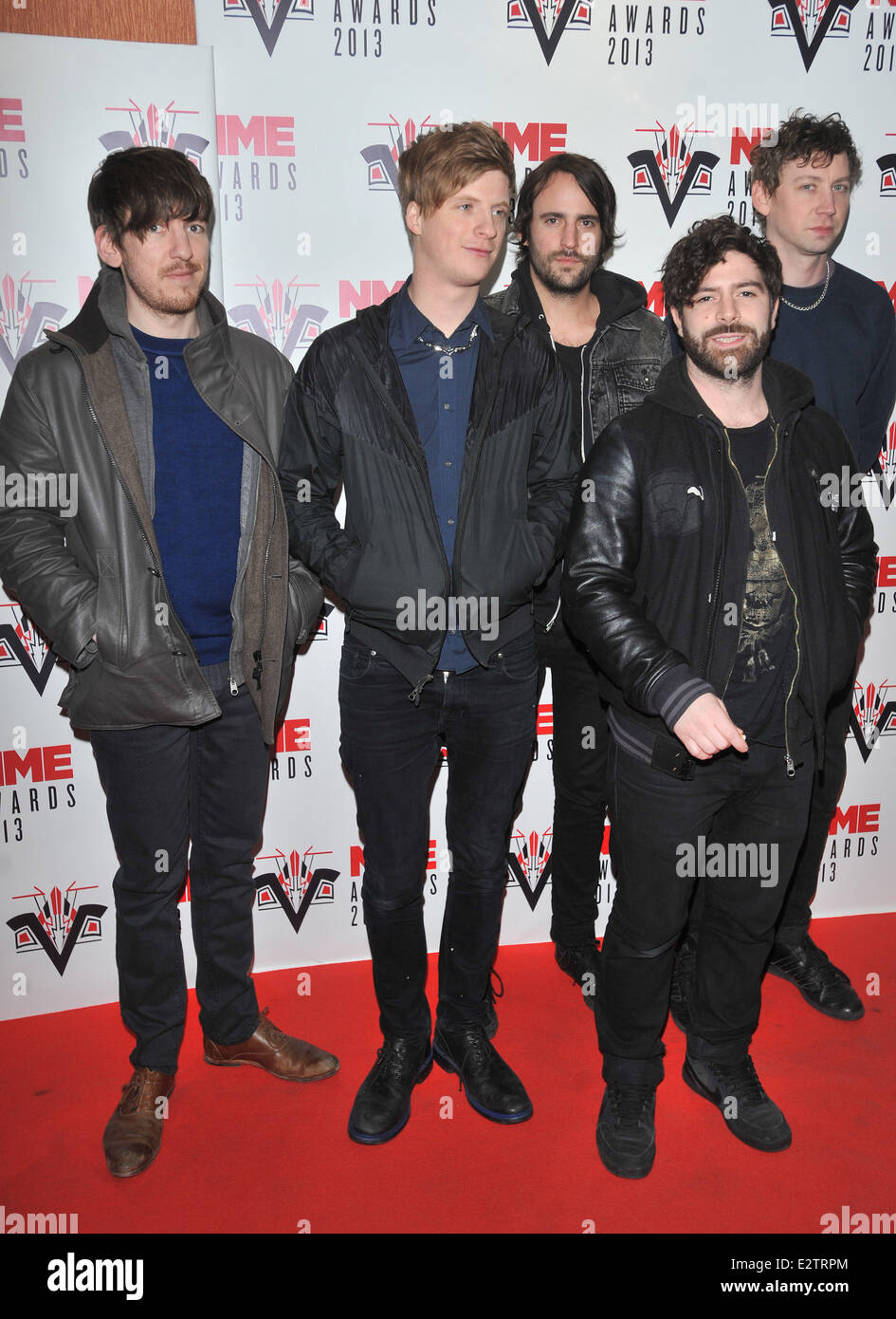 Andrew mears and edwin congreave of foals hi-res stock photography and ...