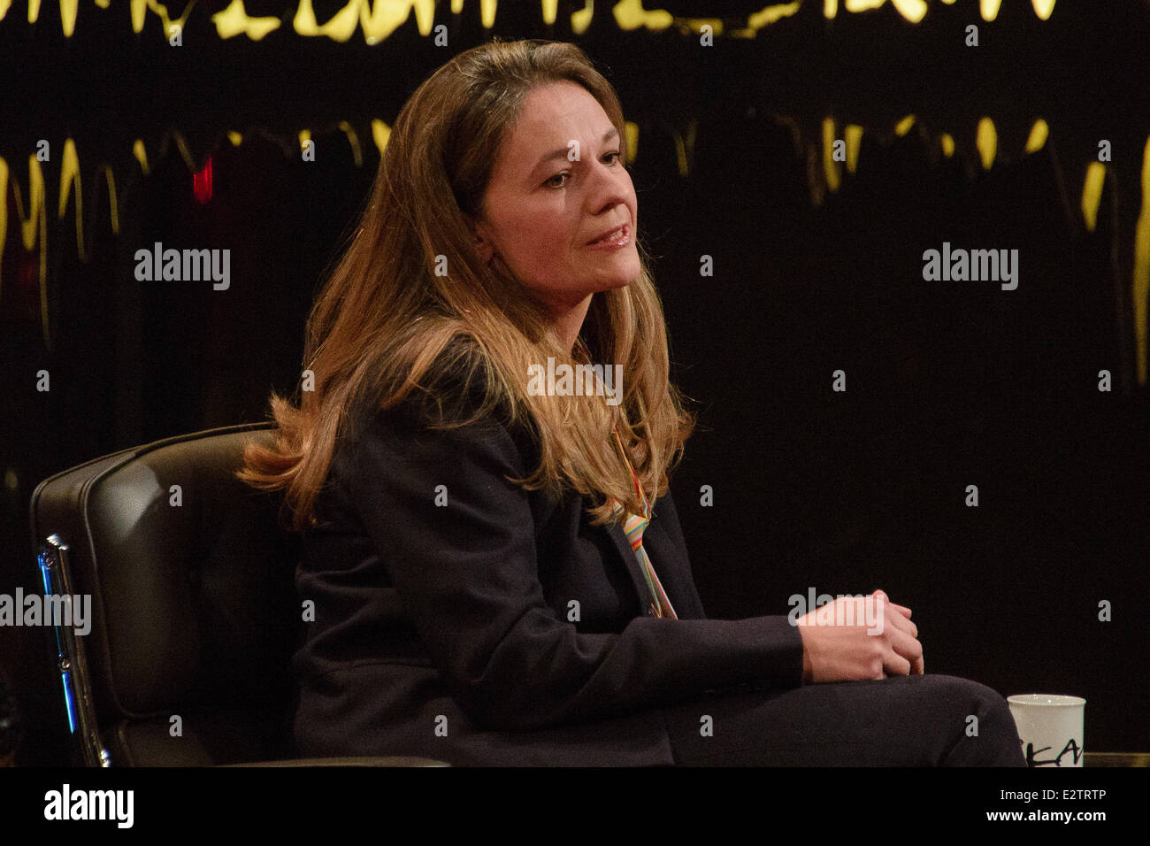 Scandinavian primetime talkshow 'Skavlan' filmed at the BBC White City ...