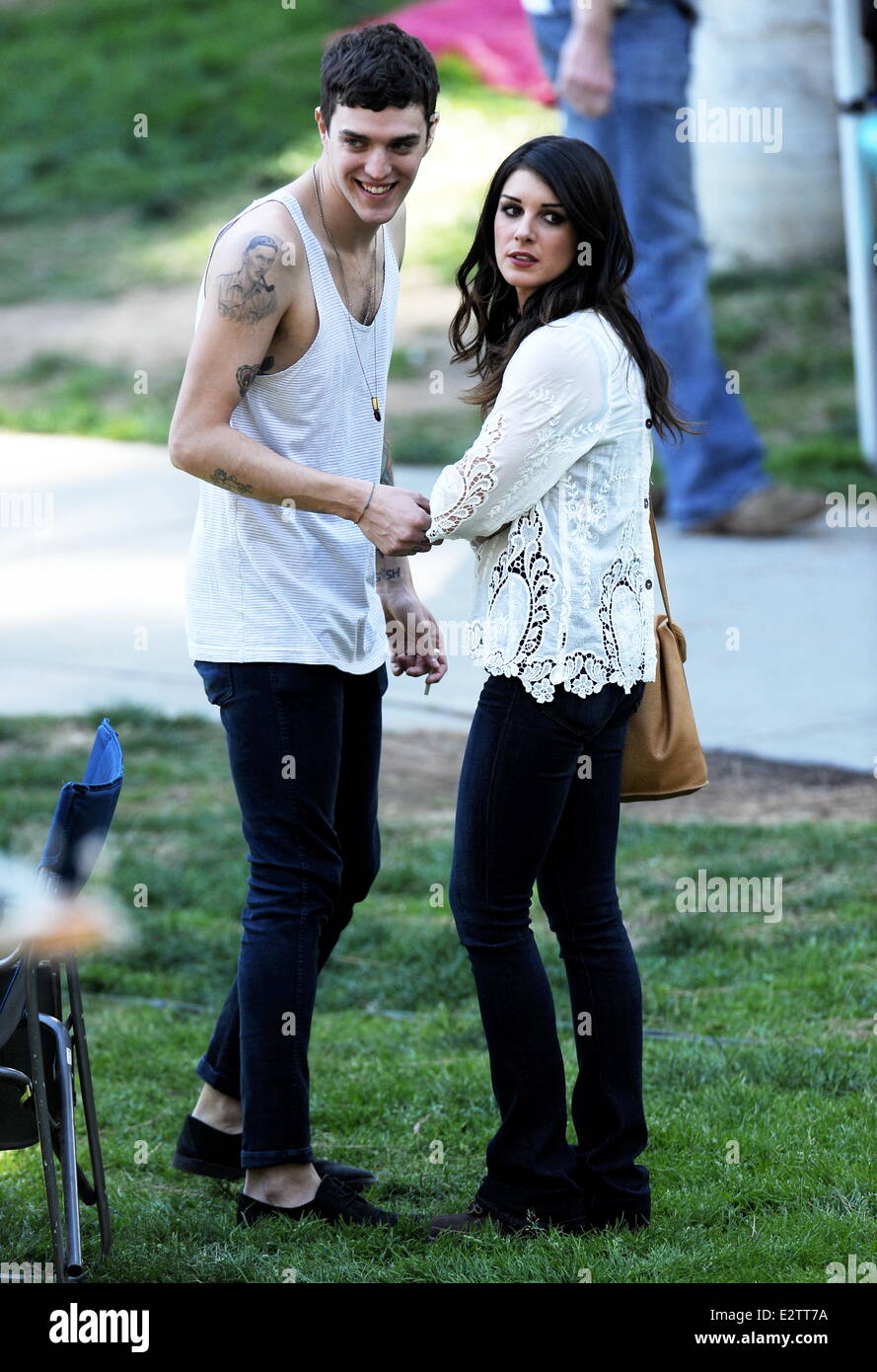 Shenae Grimes takes a break from filming '90210' to spend quality time ...