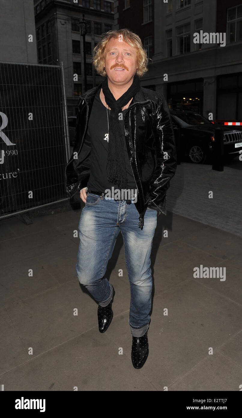 Keith Lemon arriving at the BBC Radio 1 studios Featuring: Keith Lemon ...