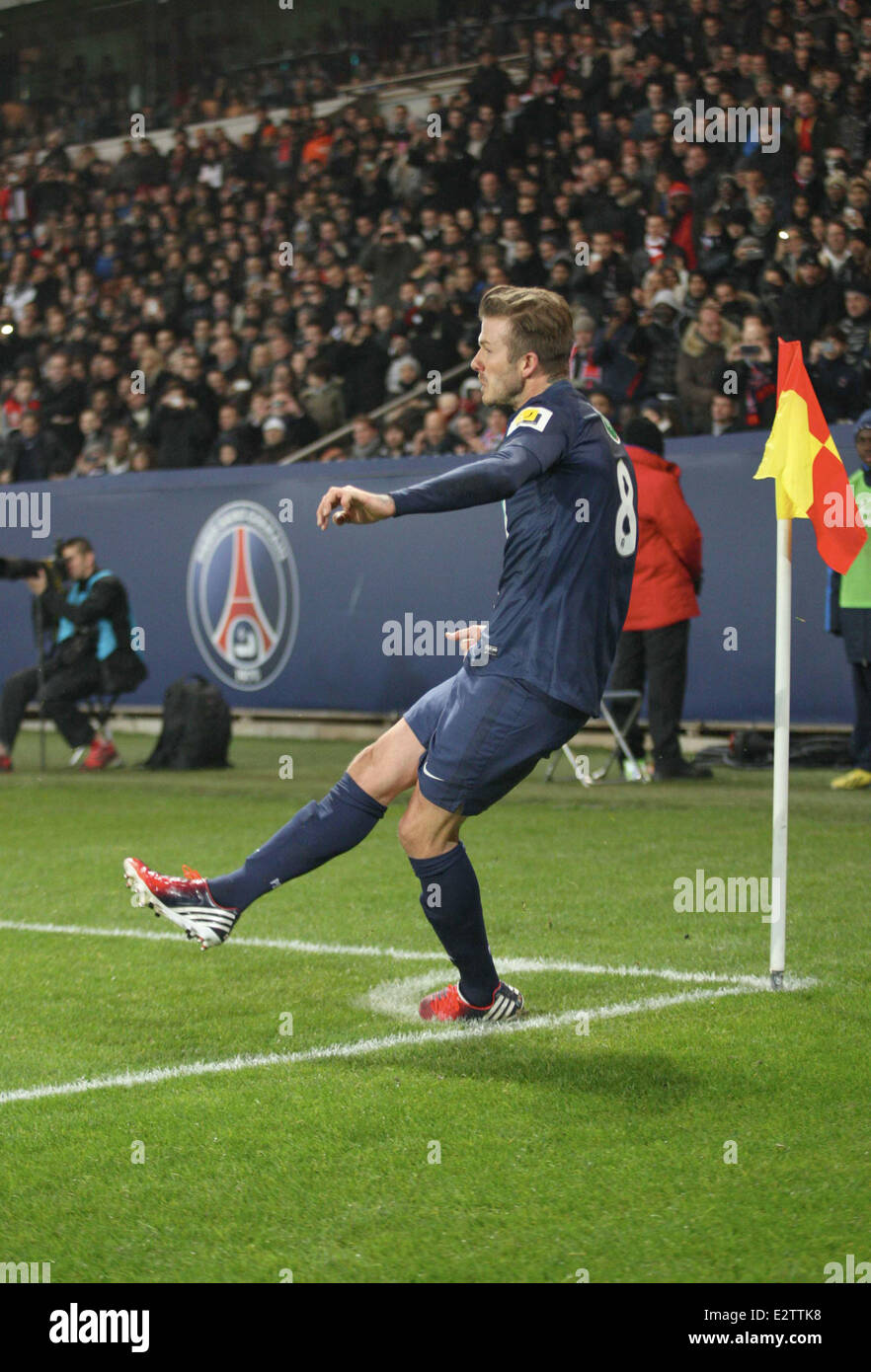 David Beckham made his full debut for Paris Saint Germain against ...