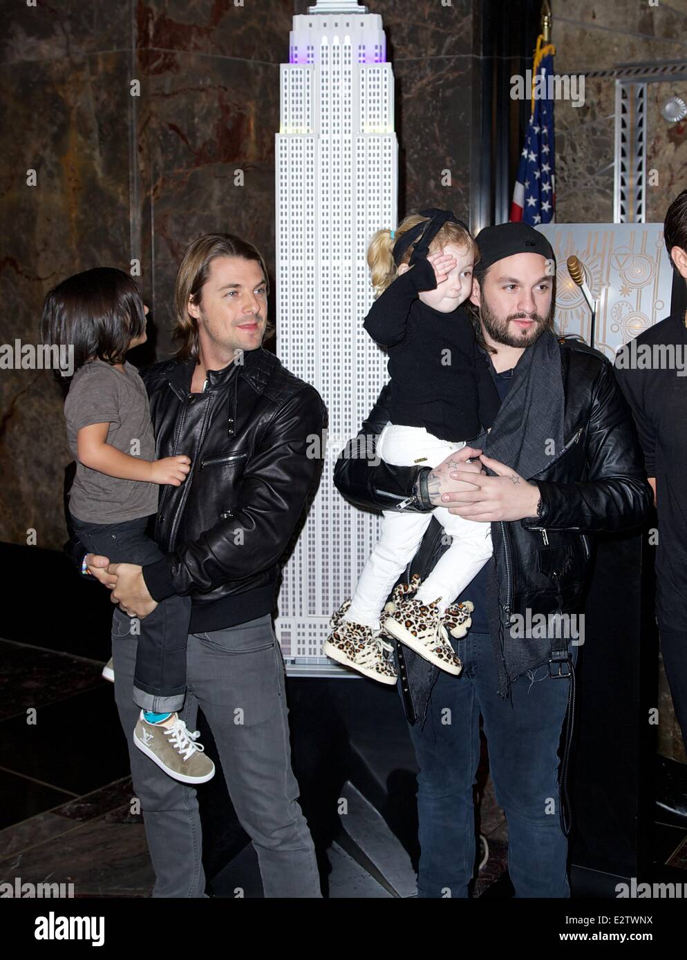 Swedish House Mafia light the Empire State Building yellow and blue ...