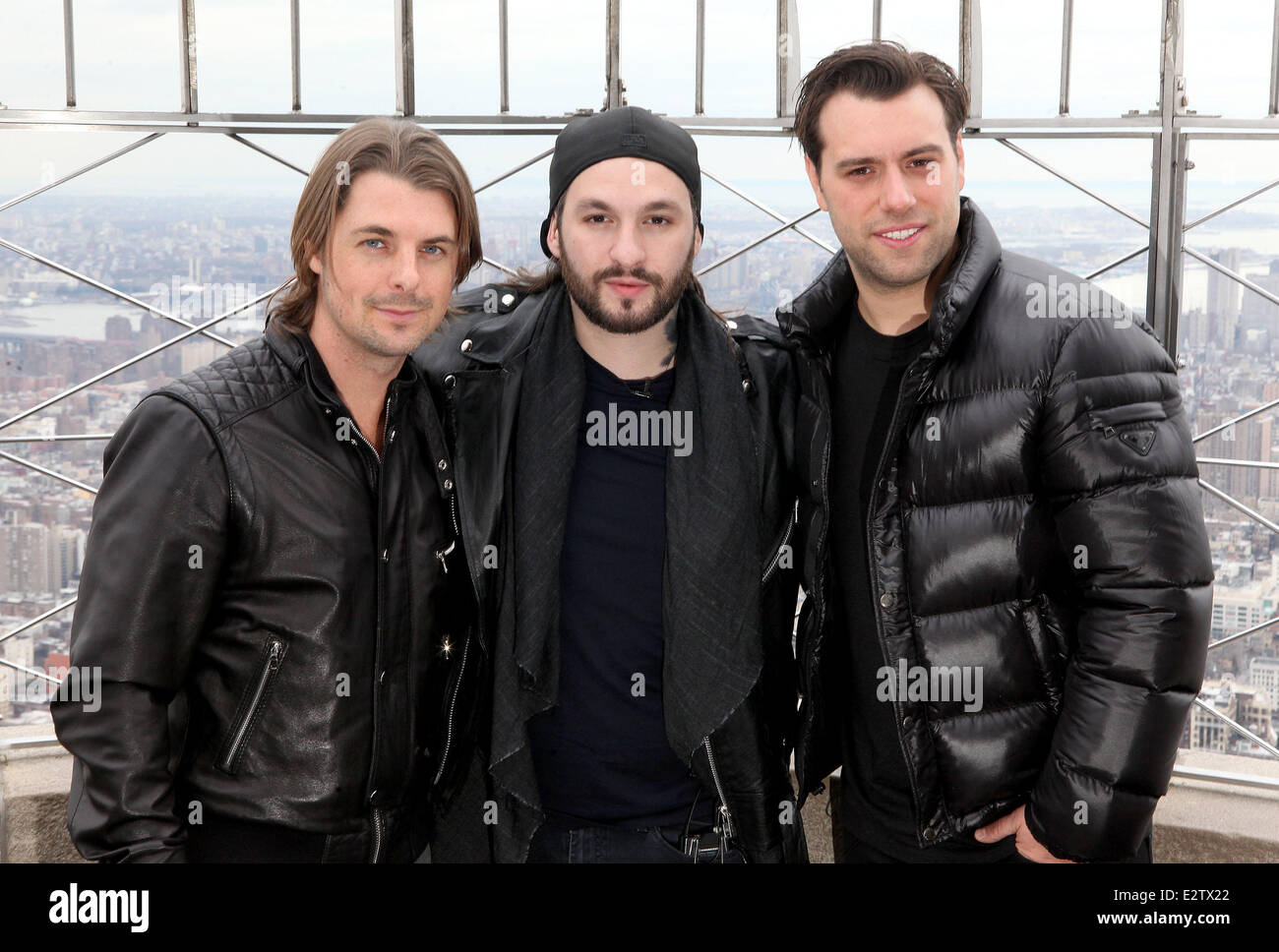 Swedish House Mafia light the Empire State Building yellow and blue ...