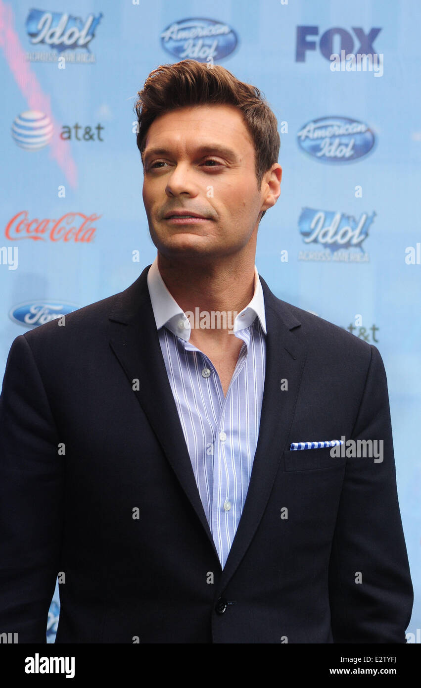 Idol Across America kick off event at News Corp Plaza Featuring: Ryan ...
