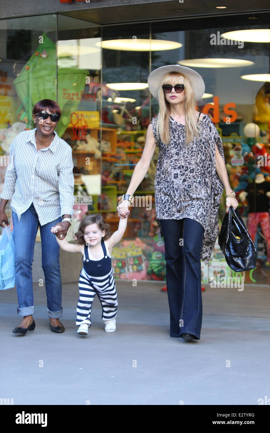 Rachel Zoe and her son Skyler Berman go shopping at Ralph Lauren and ...