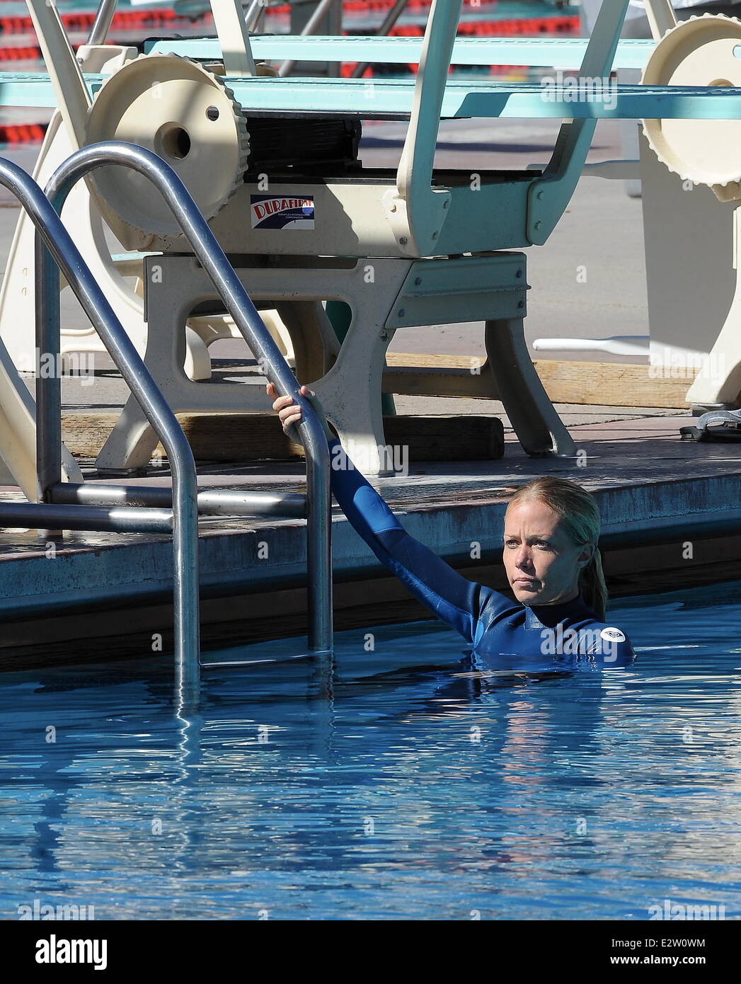 Celebrities practice their dives for the upcoming ABC show 'Splash ...
