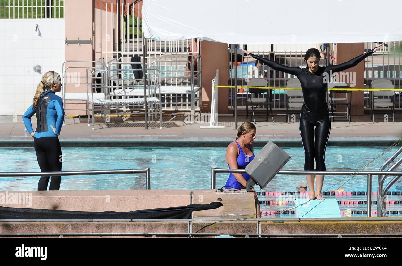 Celebrities practice their dives for the upcoming ABC show 'Splash ...