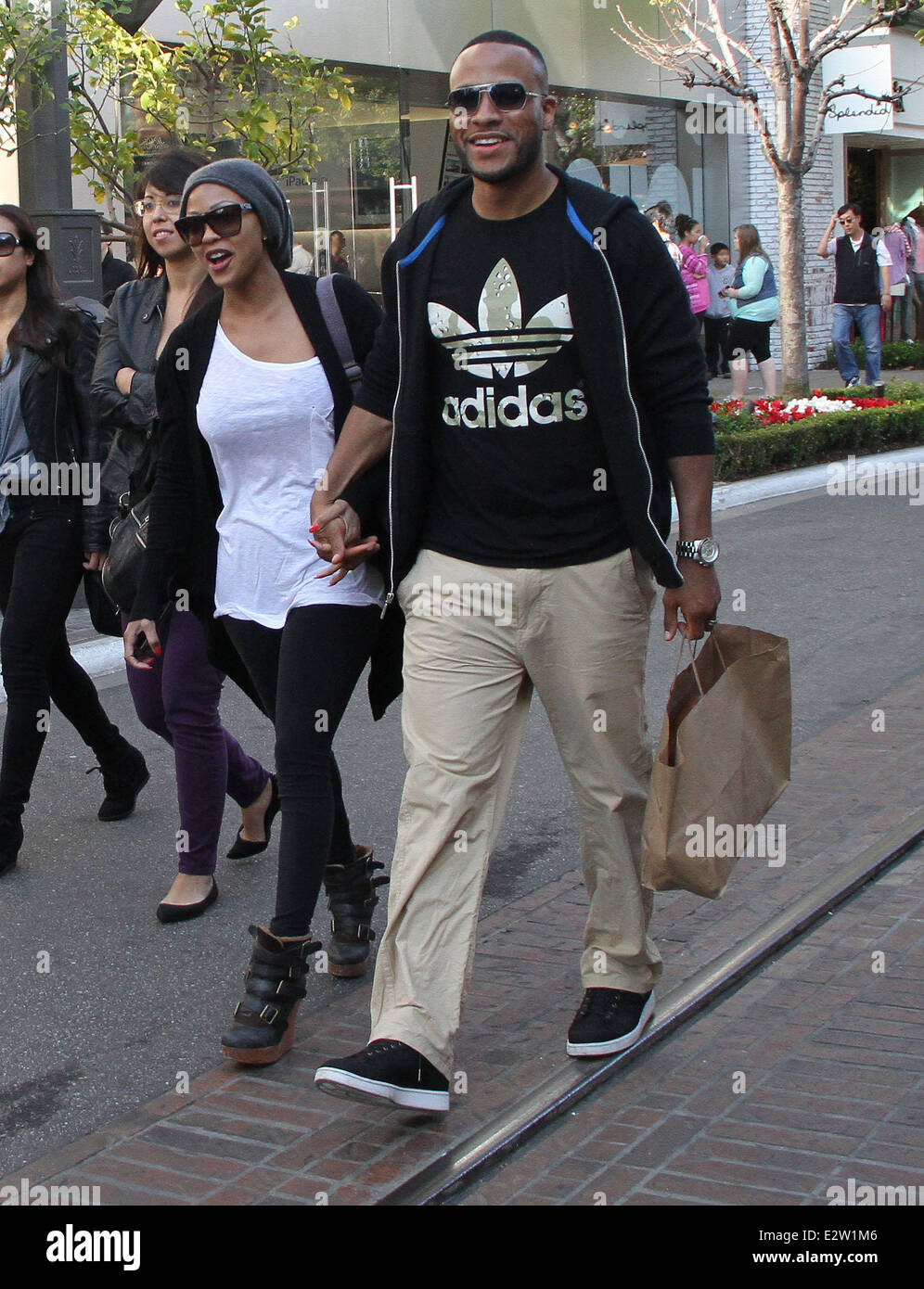 Celebrities out and about in Los Angeles Featuring: Megan Good Where ...