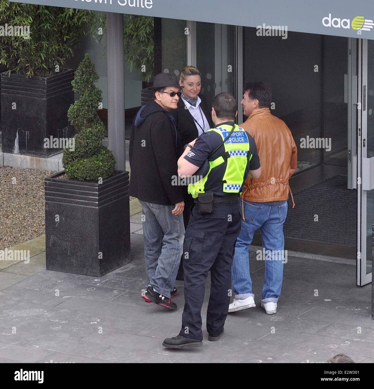 Charlie Sheen spotted on Grafton street in Dublin. He shopped at James ...