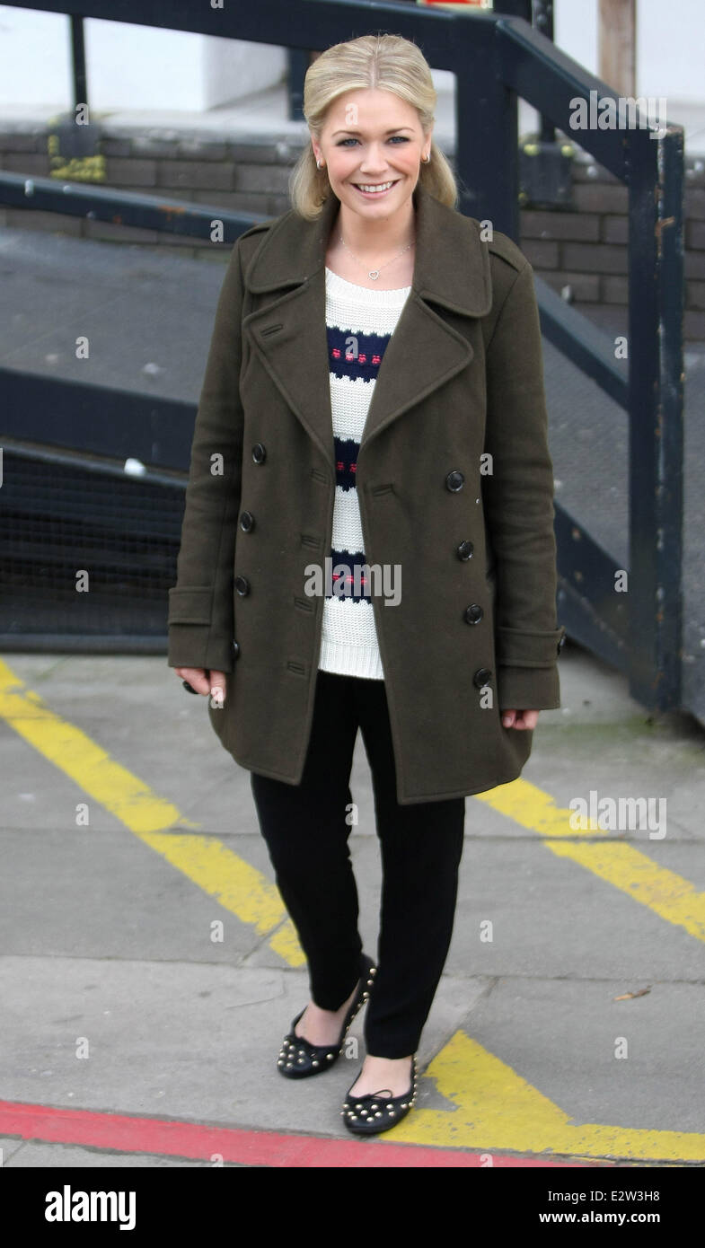 Celebrities outside ITV studios Featuring: Suzanne Shaw Where: London ...