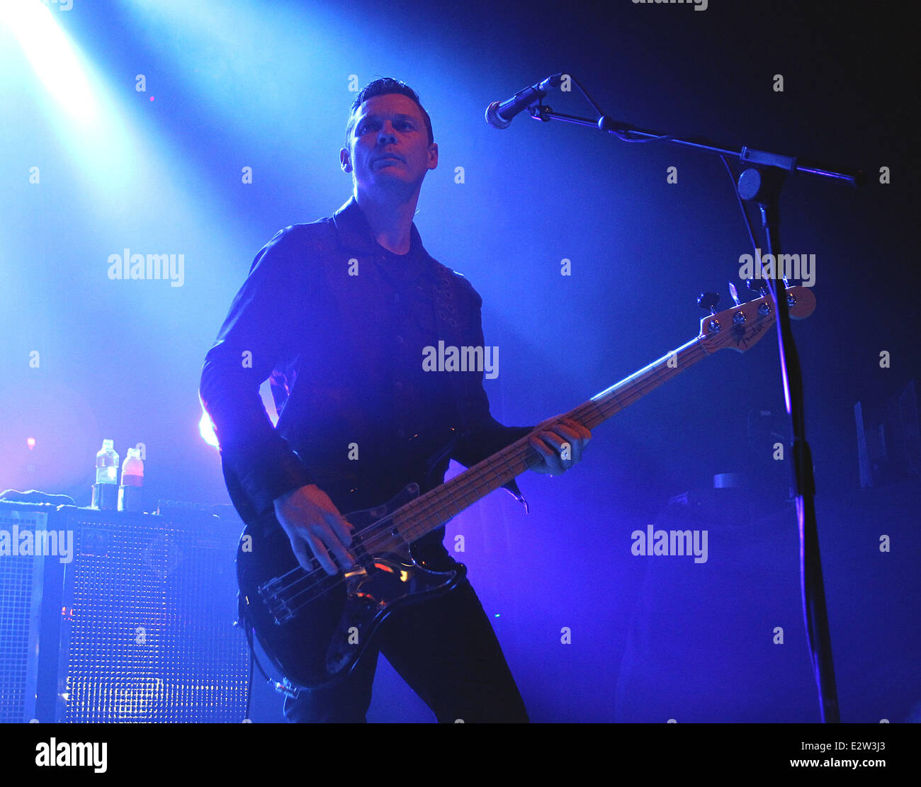 Bassist Richard Jones of Stereophonics performing live on stage at ...