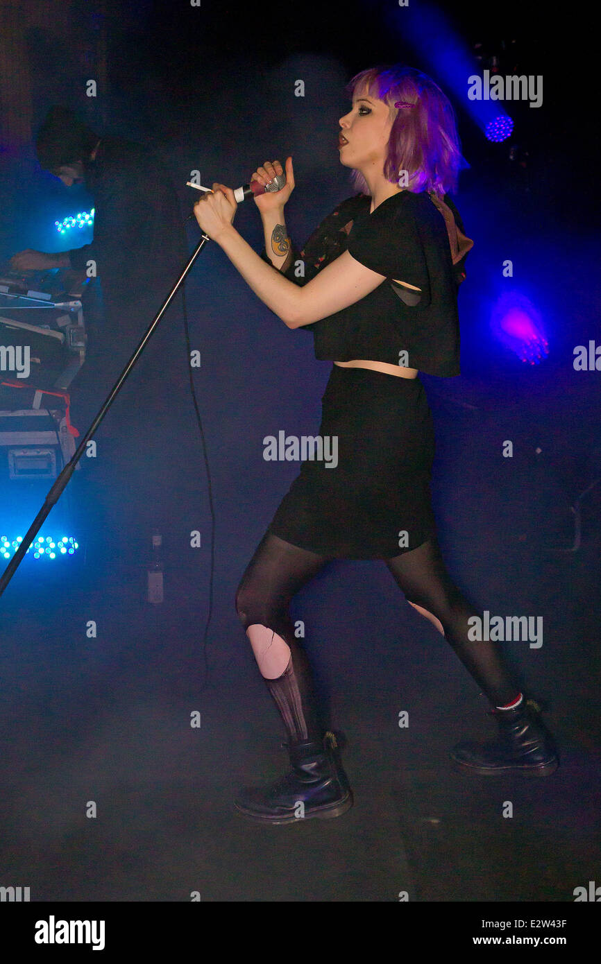 Crystal Castles performs in concert at Tradgarn Featuring: Alice Glass ...