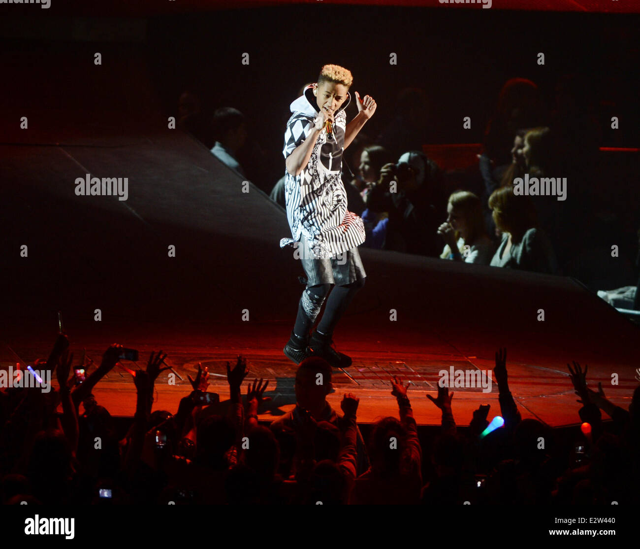 Jaden Smith performs at O2 Arena Featuring: Jaden Smith Where: London ...
