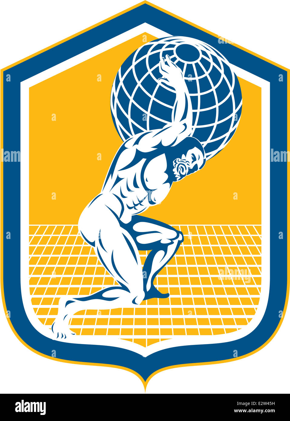 Atlas carrying world hi-res stock photography and images - Alamy