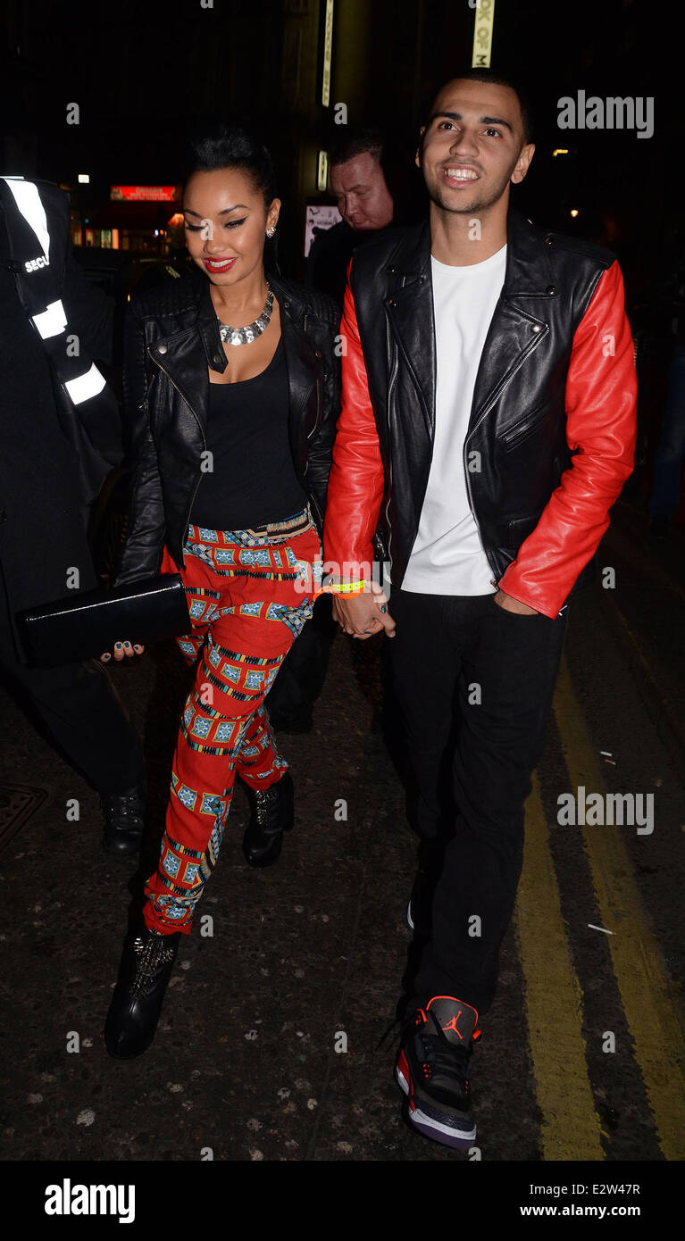 Celebrities outside DSTRKT nightclub Featuring: Leigh-Ann Pinnock ...