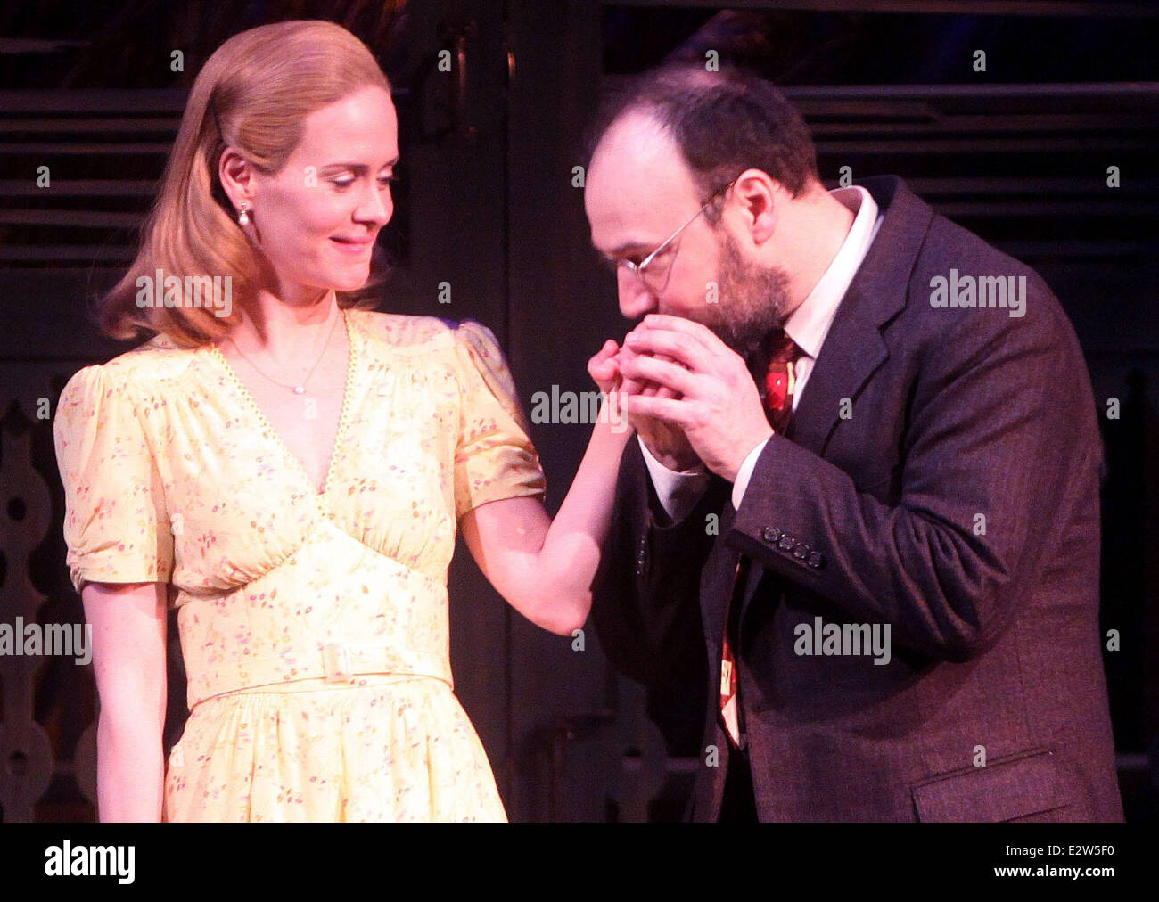 Opening night curtain call for Talley's Folly at the Laura Pels Theatre ...