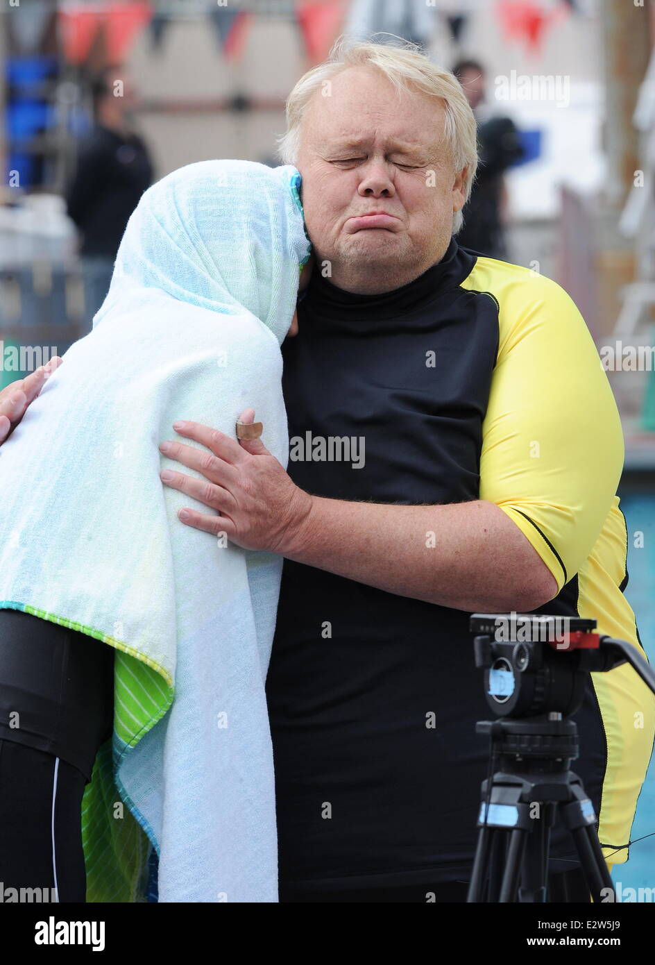 Celebrities train on diving board for new upcoming ABC reality show ...