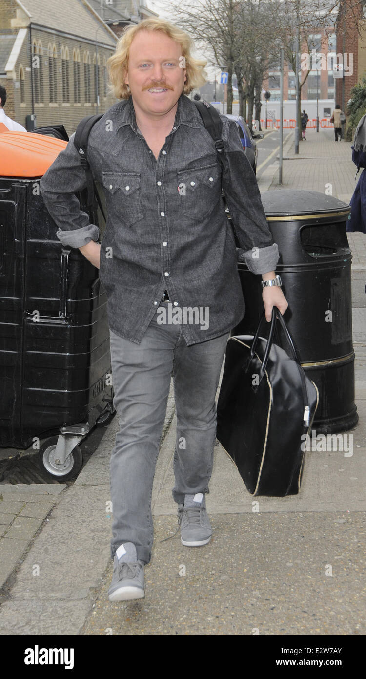 Keith Lemon, aka Leigh Francis outside Riverside studios Featuring ...