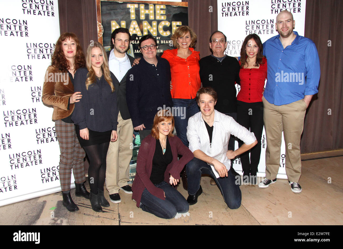 Photocall for 'The Nance' at the Lincoln Center Theater rehearsal space ...