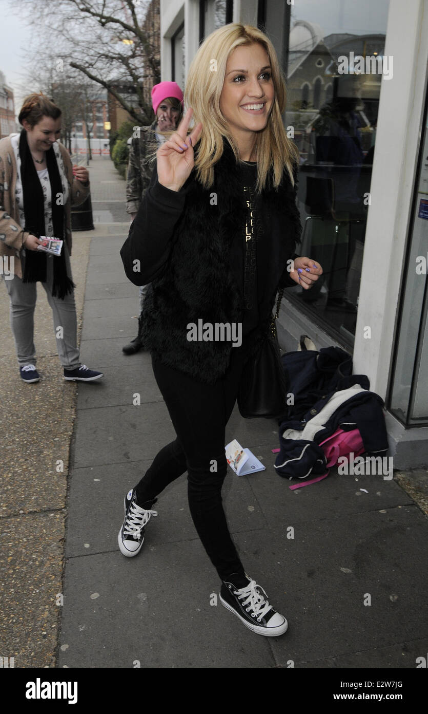 Celebrities arriving at the Riverside Studios to film the new series of ...