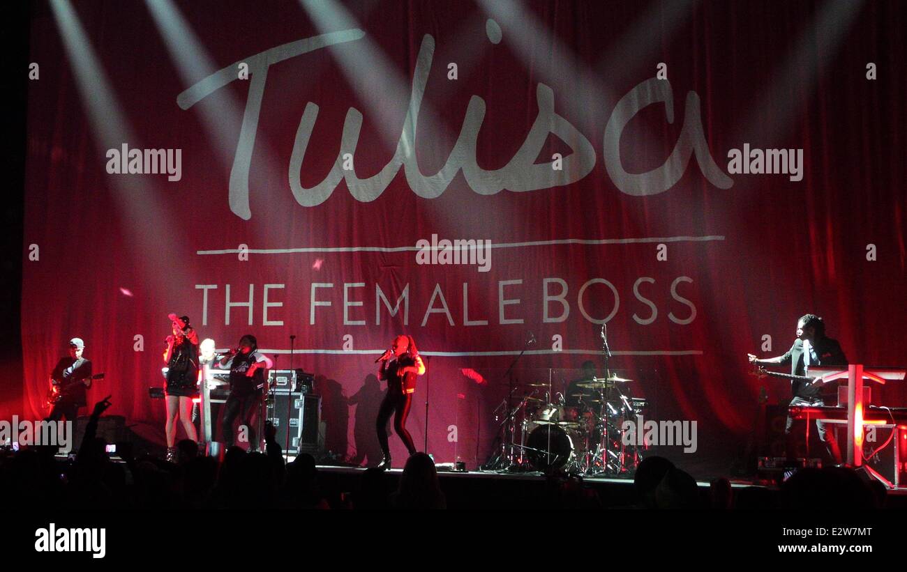 Tulisa performing live in concert as her UK tour start here supporting ...