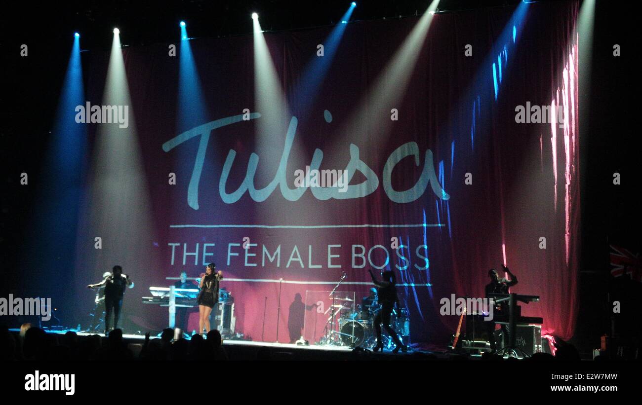Tulisa performing live in concert as her UK tour start here supporting ...