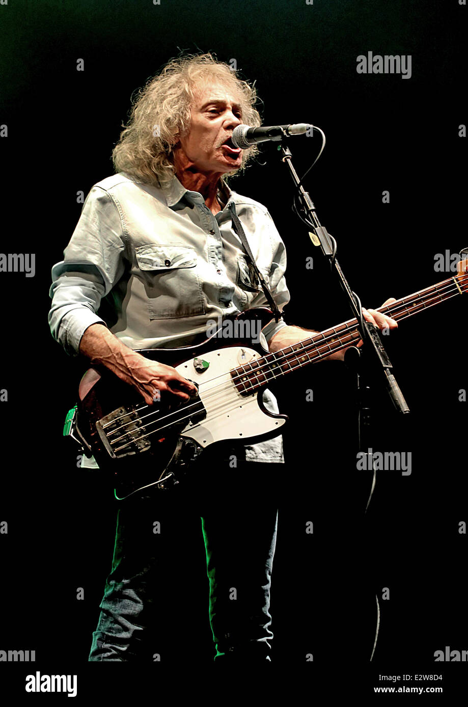 Status Quo performing in concert on their opening night at O2 Apollo ...