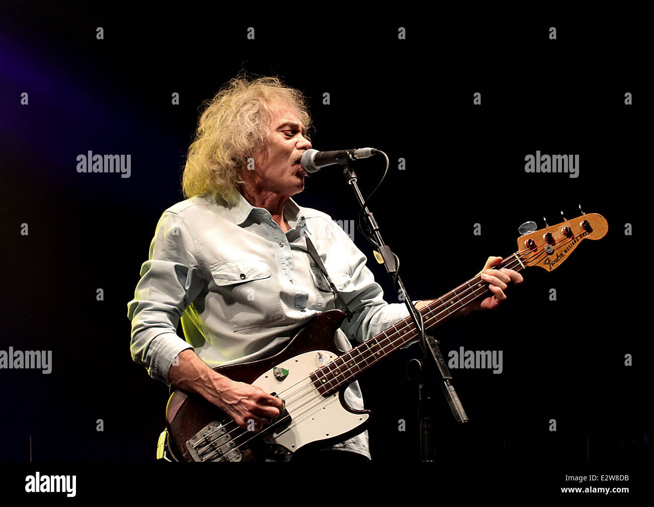 Status Quo performing in concert on their opening night at O2 Apollo ...