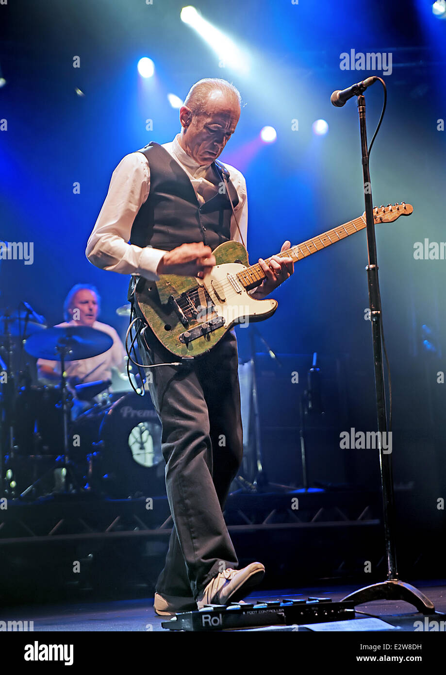 Status Quo performing in concert on their opening night at O2 Apollo ...