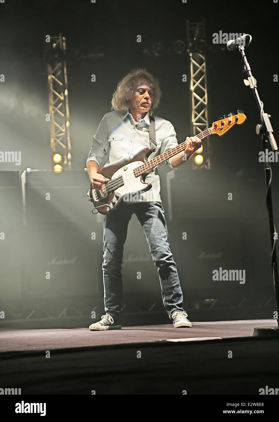 Status Quo performing in concert on their opening night at O2 Apollo ...