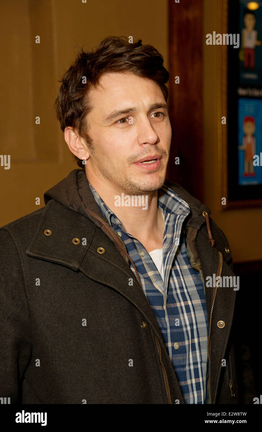 James Franco arrives at the Alamo Drafthouse Ritz for a special ...