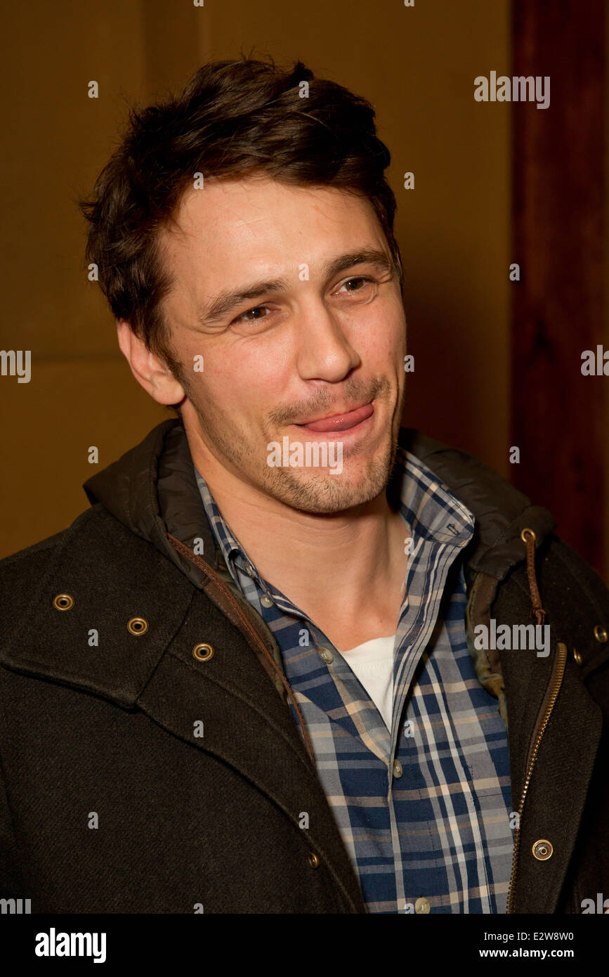 James Franco arrives at the Alamo Drafthouse Ritz for a special ...
