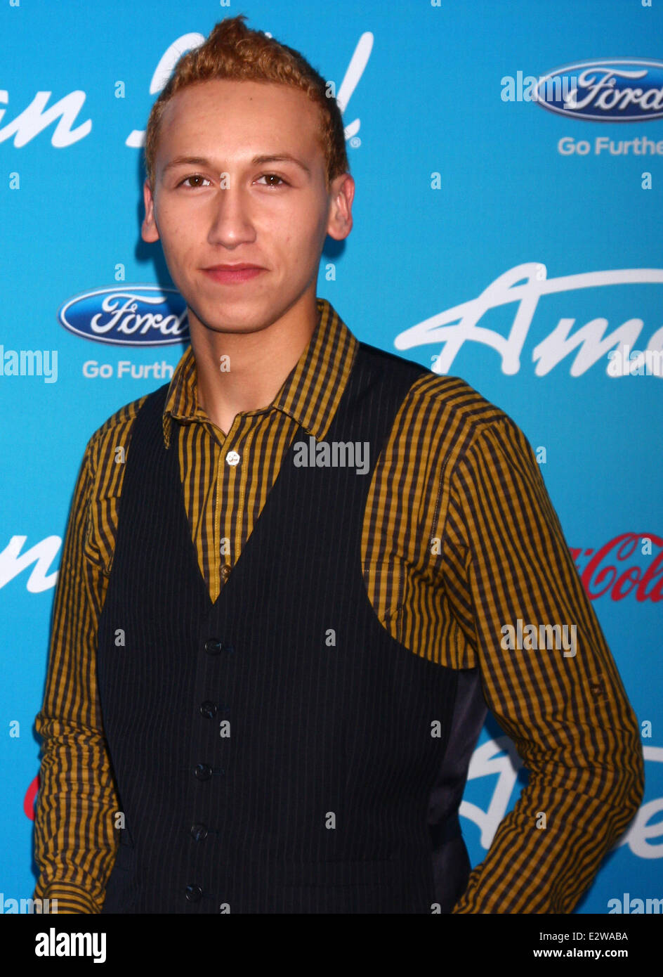 FOX 'American Idol' finalists party at The Grove Featuring: Devin Velez ...