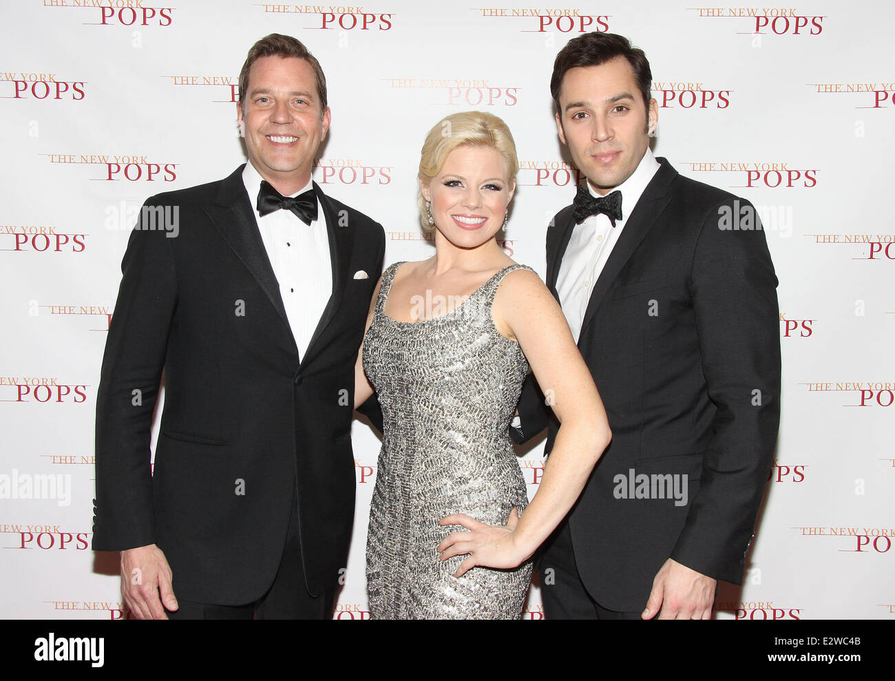 Backstage at The New York Pops Concert Luck Be A Lady held at Carnegie ...